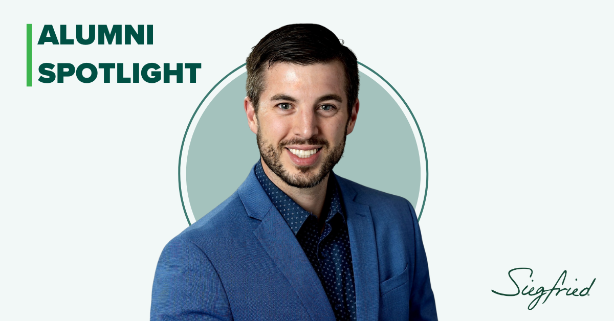 Alumni Spotlight: Cory Treharn - Leading from the front | Siegfried Blog
